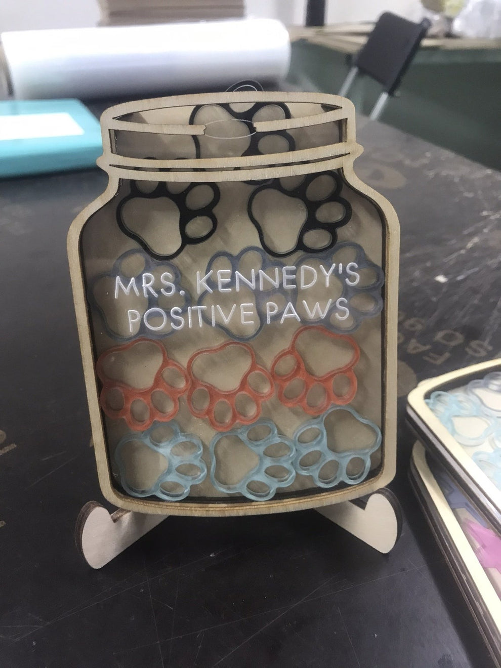 Custom Reward Jar For Classroom, Personalized Teacher Jar Gift for Tea ...