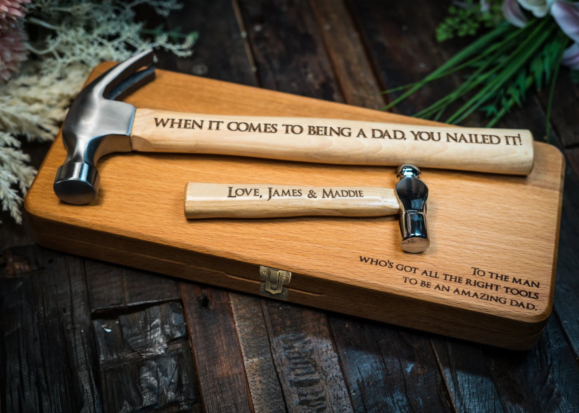 When It Comes To Being A Dad Personalized Engraved Hammer, Framing Ham ...