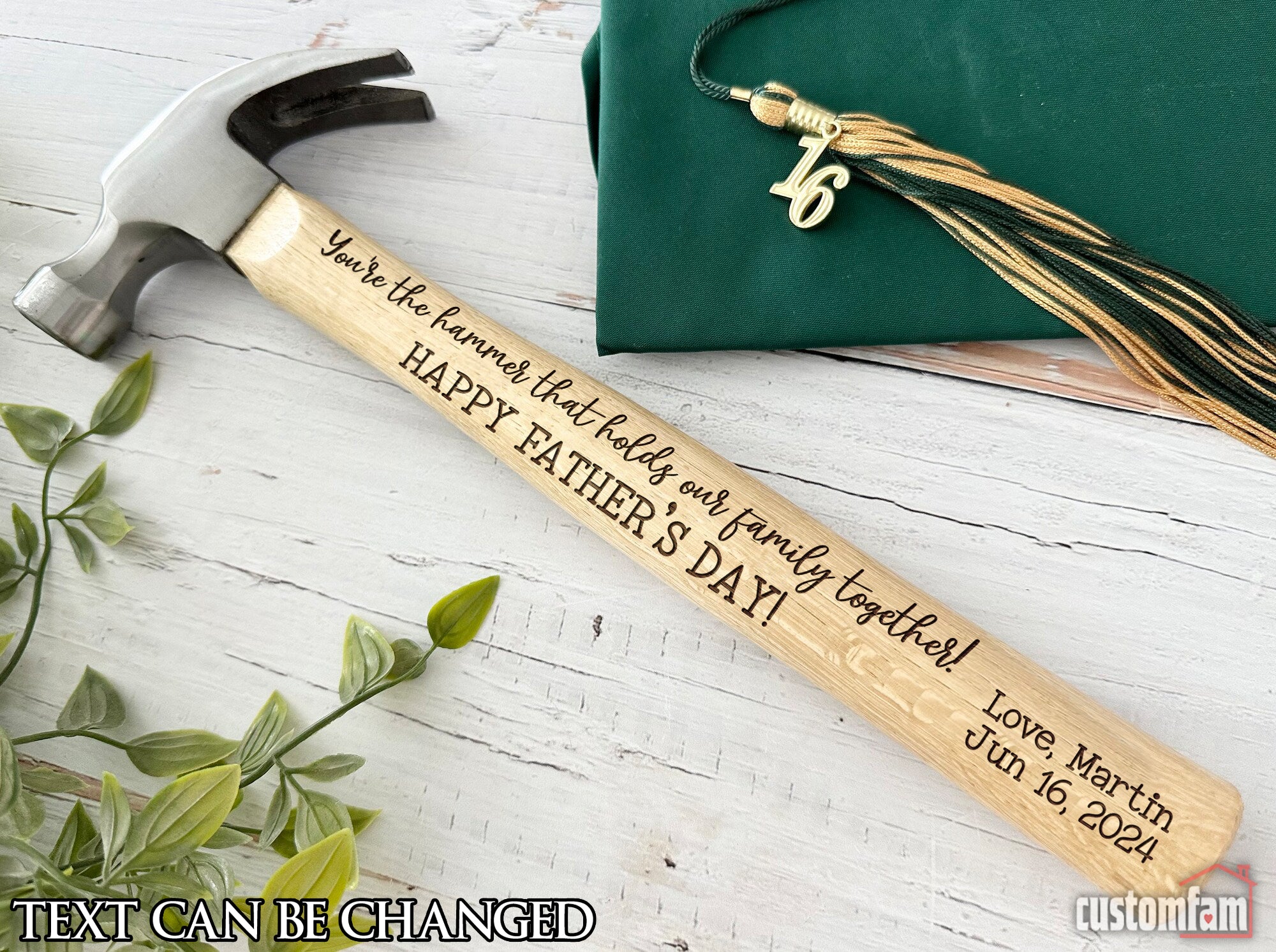 You're The Hammer That Holds Our Family Together Personalized Engraved ...