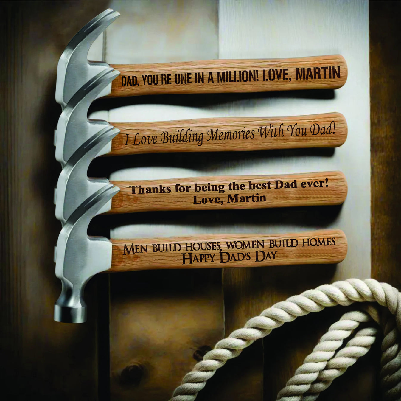 Personalized Engraved Hammer, Framing Hammer, Happy Father's Day Gifts ...