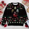 Horror Killer Christmas Ugly Sweater, Horror Christmas Sweater, Christ ...