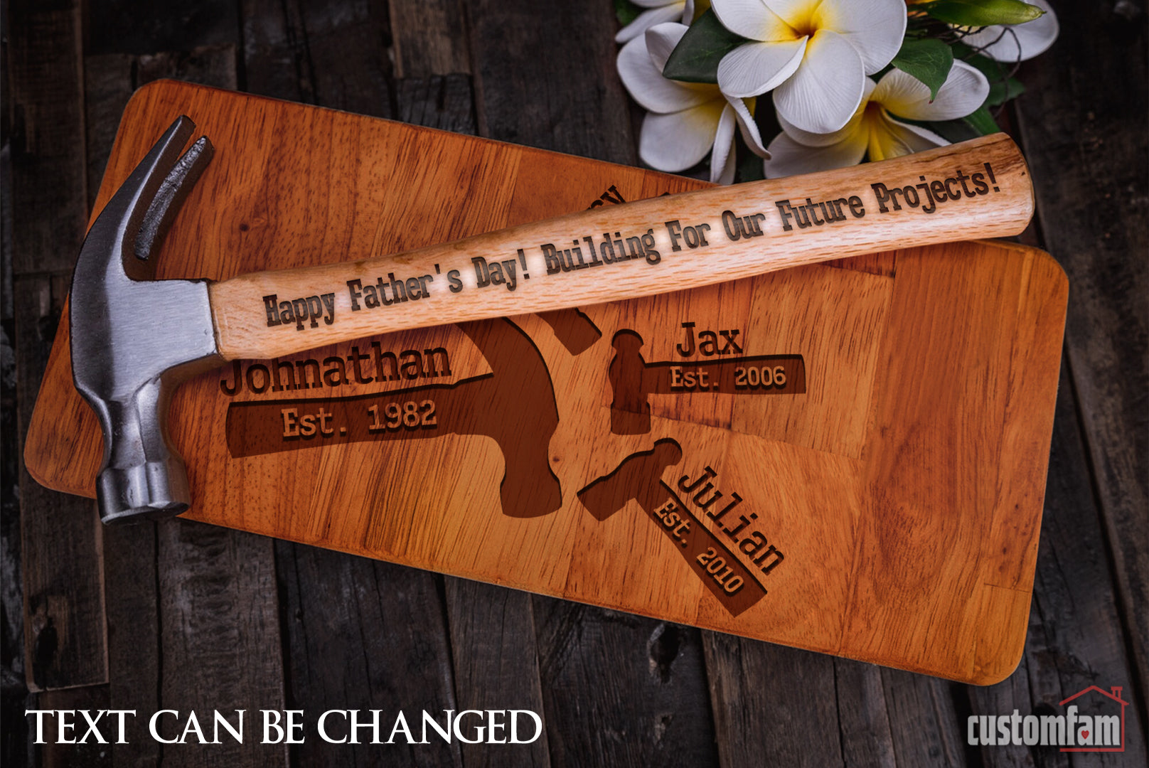 Building For Our Future Projects Personalised Engraved Hammer Gift Set ...