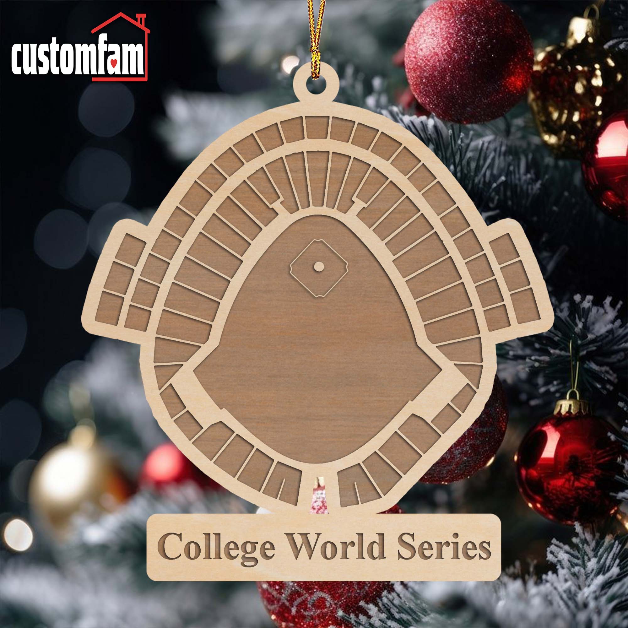 College World Series Stadium Personalized Baseball League Stadium Orna ...
