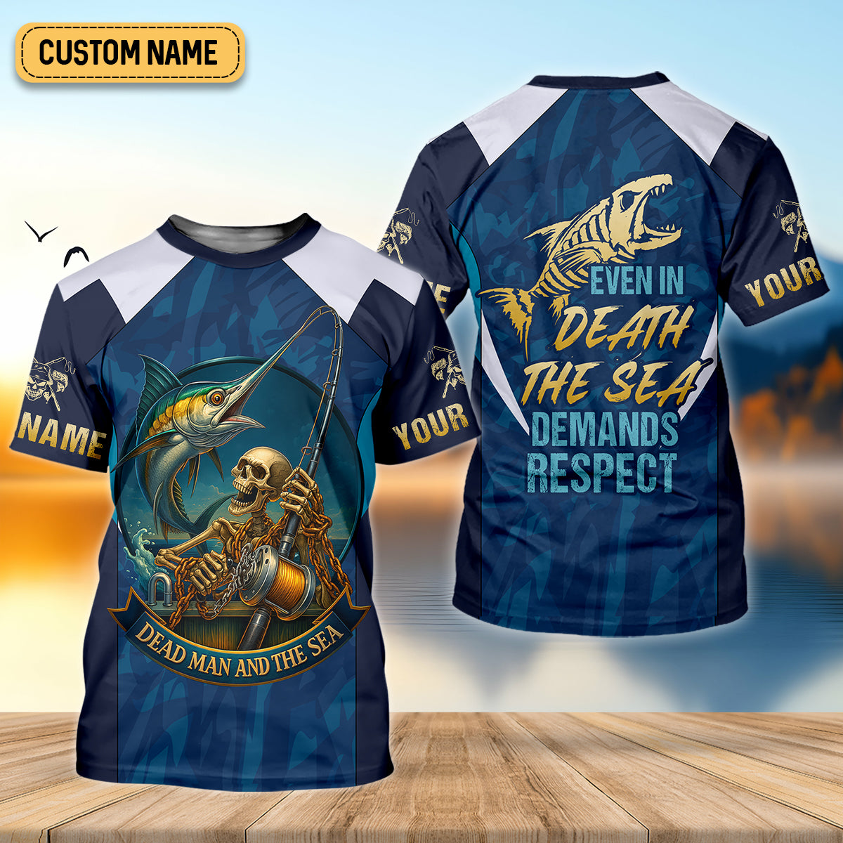 Marlin Fishing SPF Shirts, Dead Man and The Sea Fishing Shirts, Fishin ...