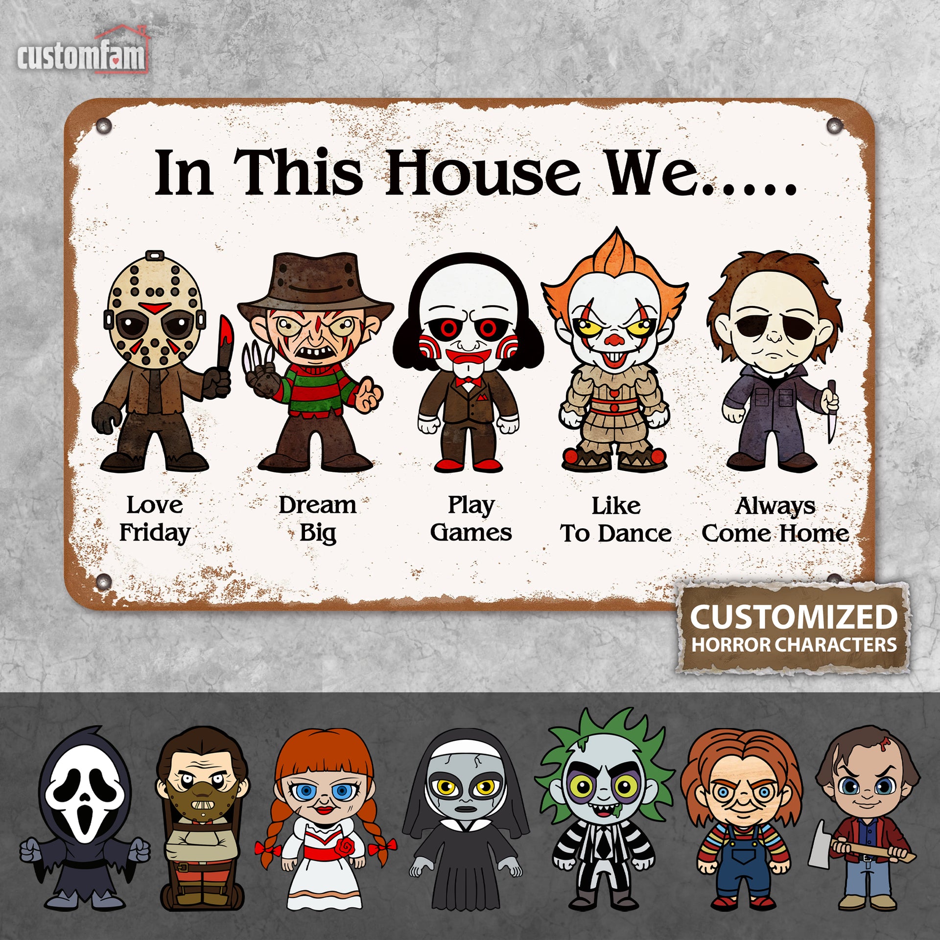 CustomFam | Personalized Memorial Canvas & Wood Signs