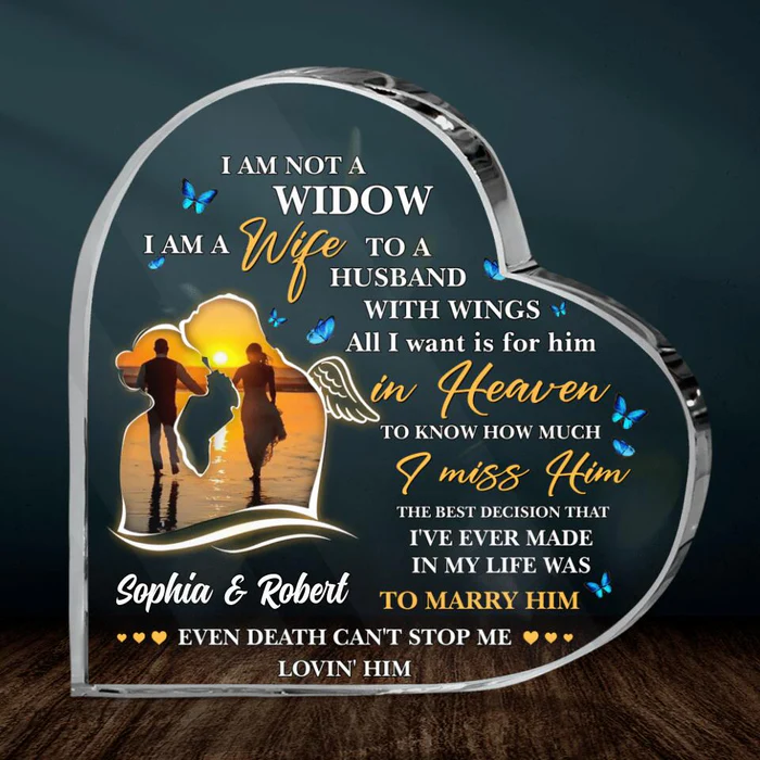 Personalized Couple Heart Acrylic Plaque, Couple Valentine Gift, Anniv ...