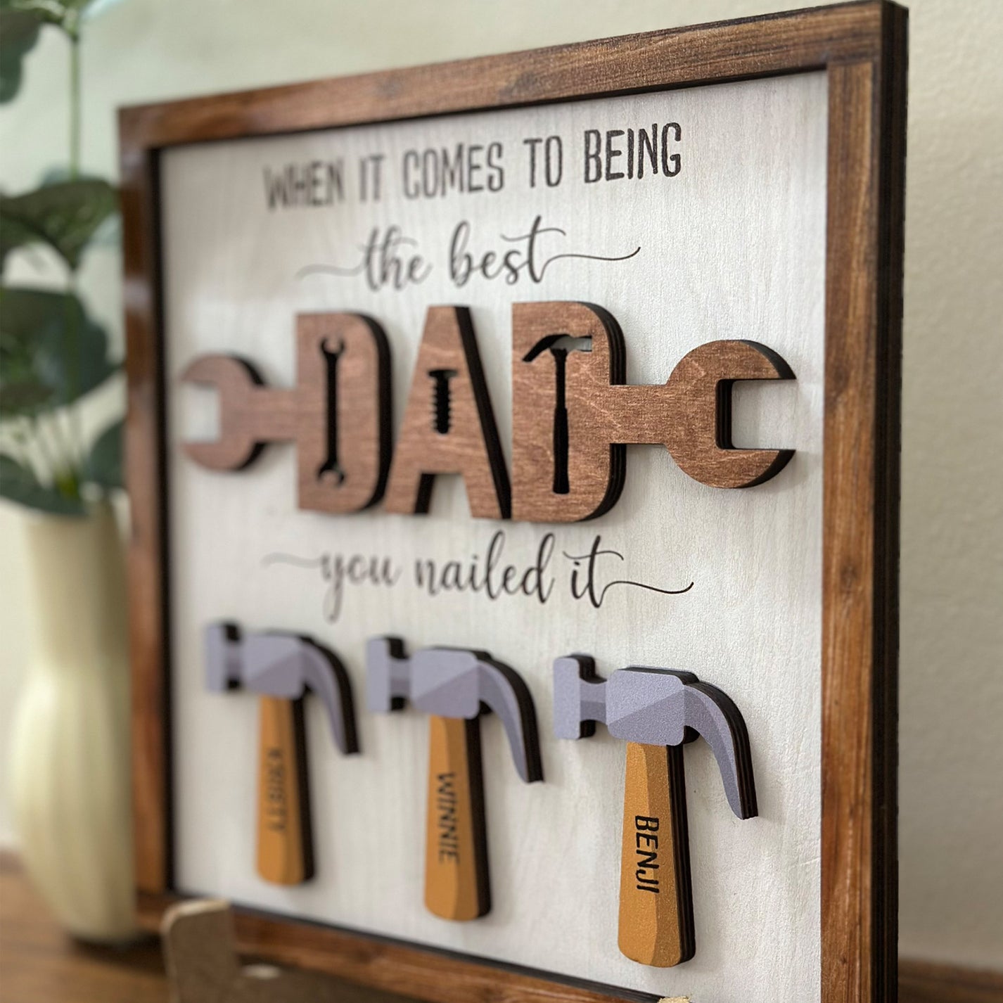 When It Comes To Being The Best Dad You Nailed It Personalized Father ...