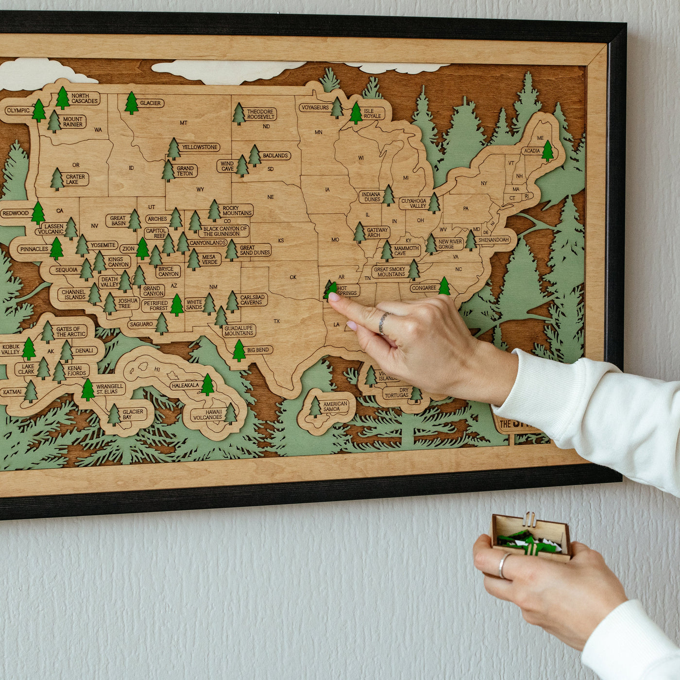 Lake Powell Map Wood Sign, Unique Christmas Gifts For Dad – CustomFam