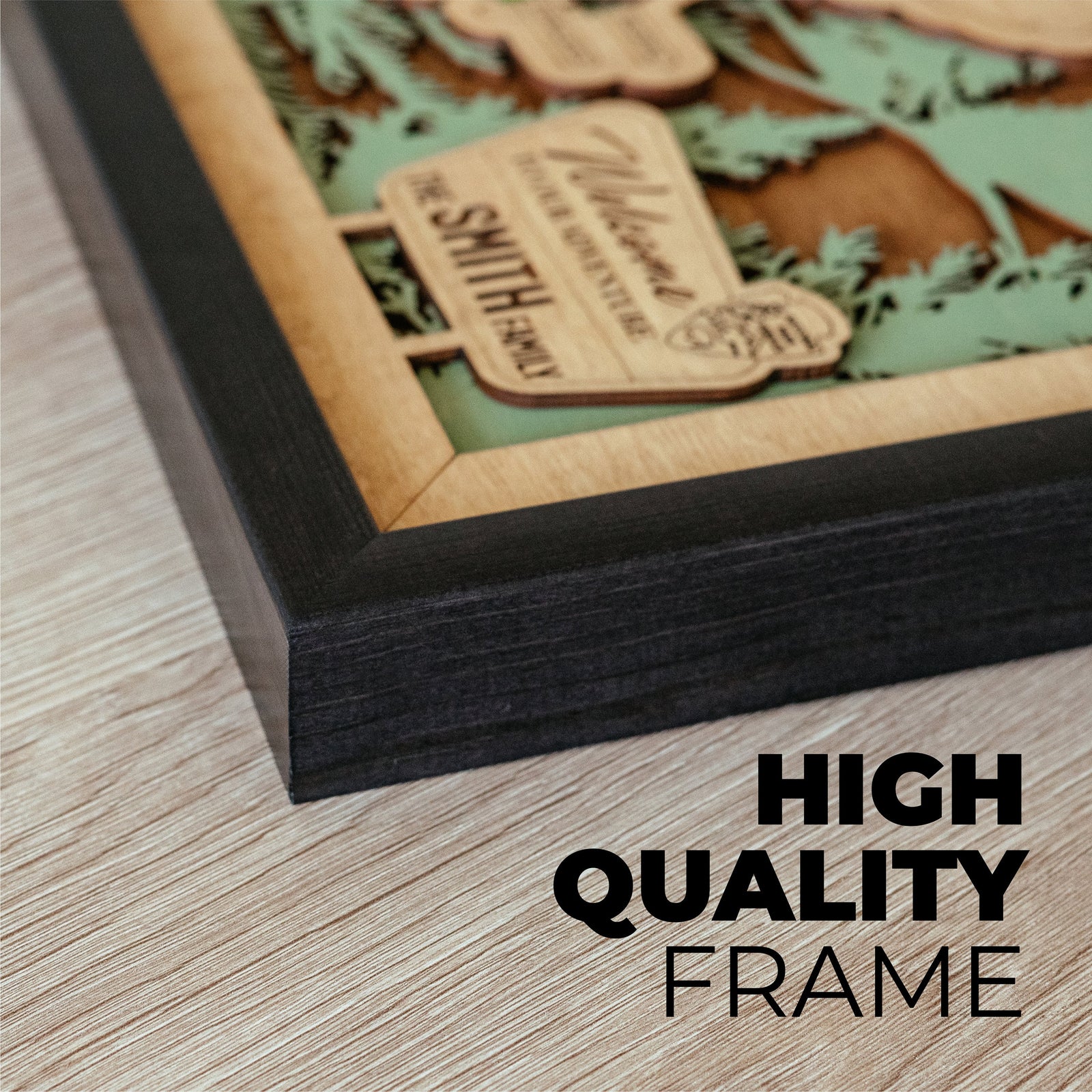 Personalized US 3D Wooden National Parks Travel Map With Trees To Reco ...