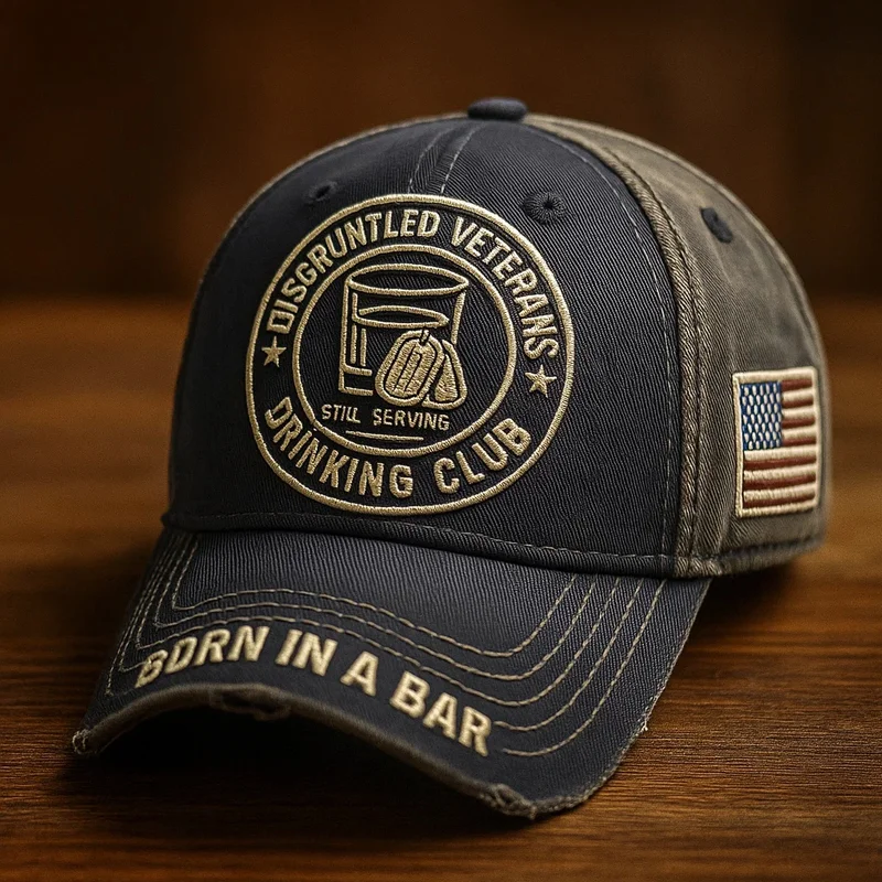 Disgruntled Veterans Still Serving Drinking Club Printed Hat, 250th An ...