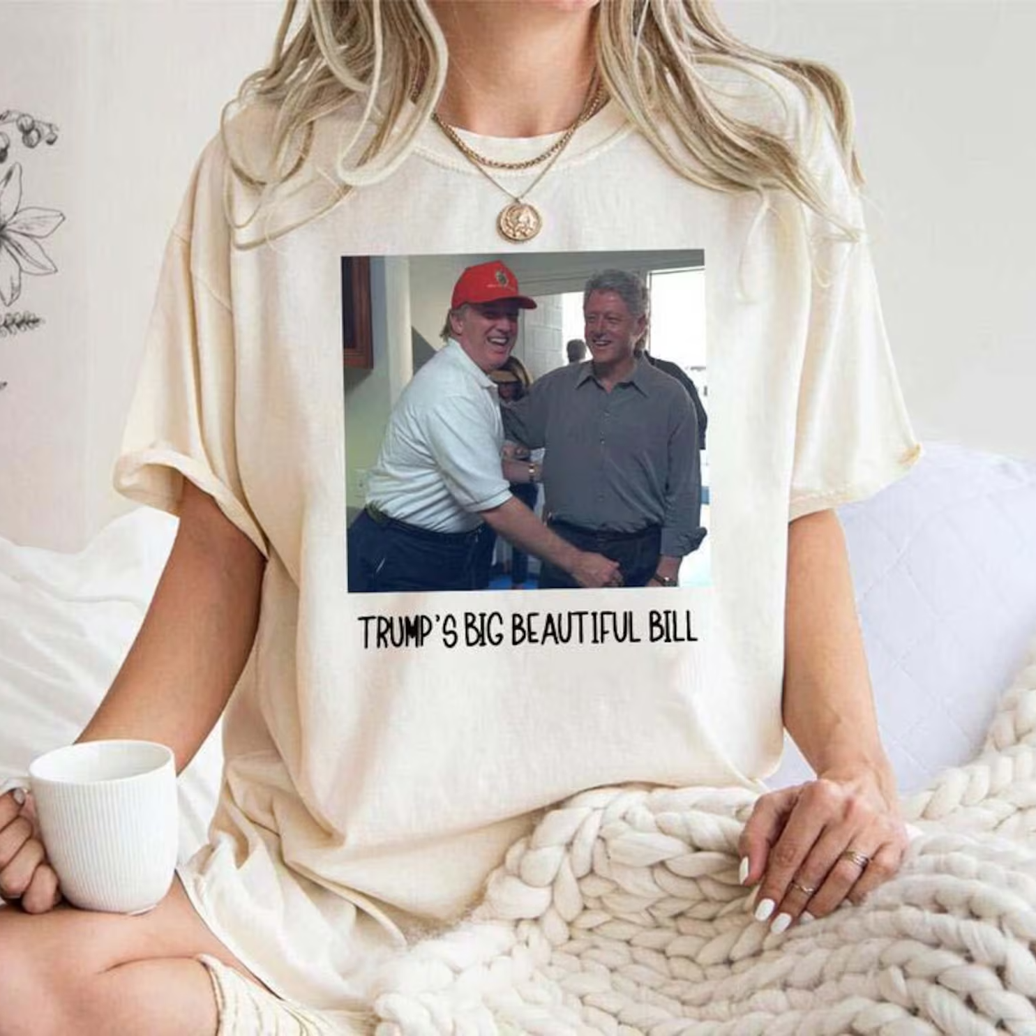 Funny Big Beautiful Bill Clinton Shirt, Christmas Trending Meme Shirt ...