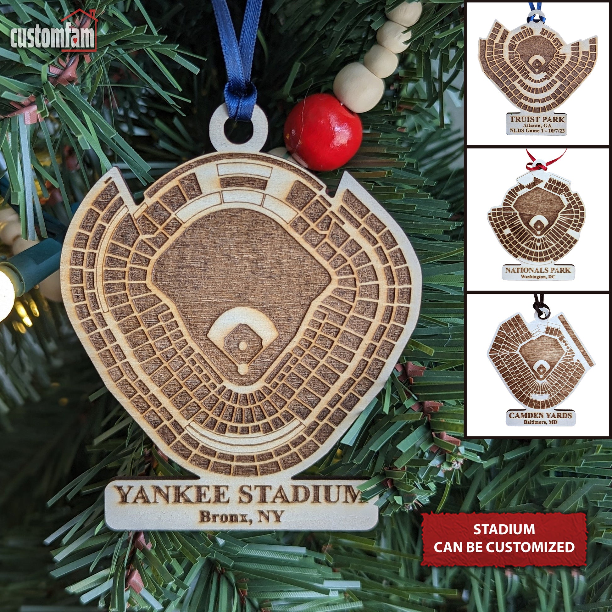 Truist Park Personalized Baseball League Stadium Ornament, Gift For Ba ...