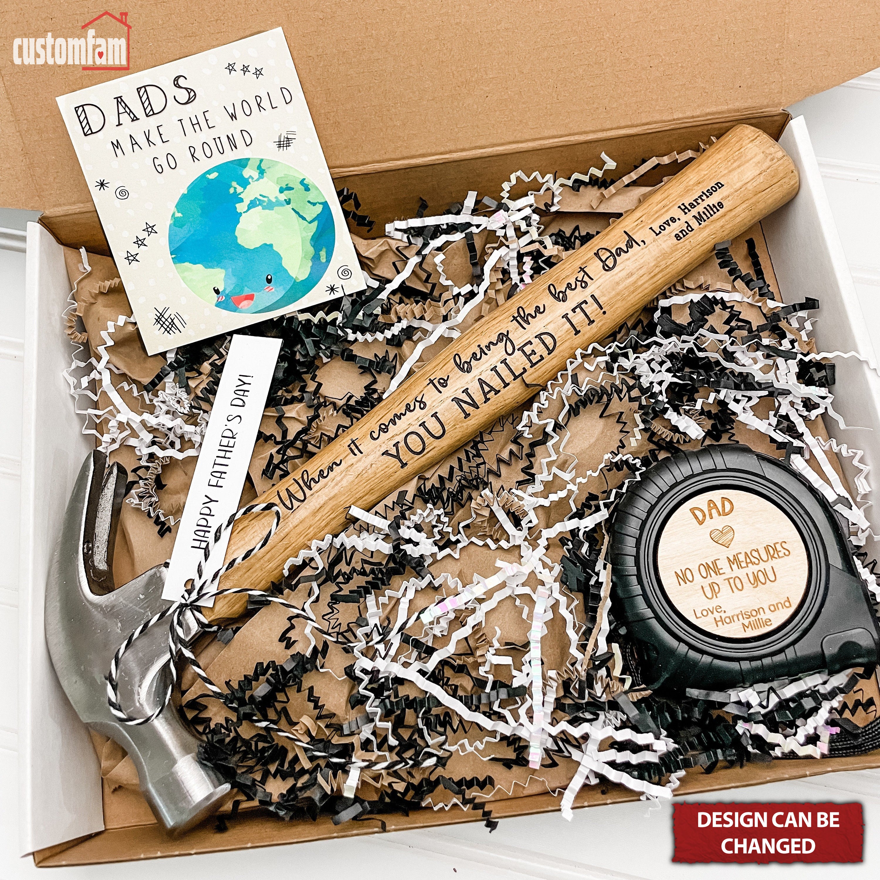 Personalized Engraved Hammer & Tape Measure Set, Framing Hammer, Gifts ...
