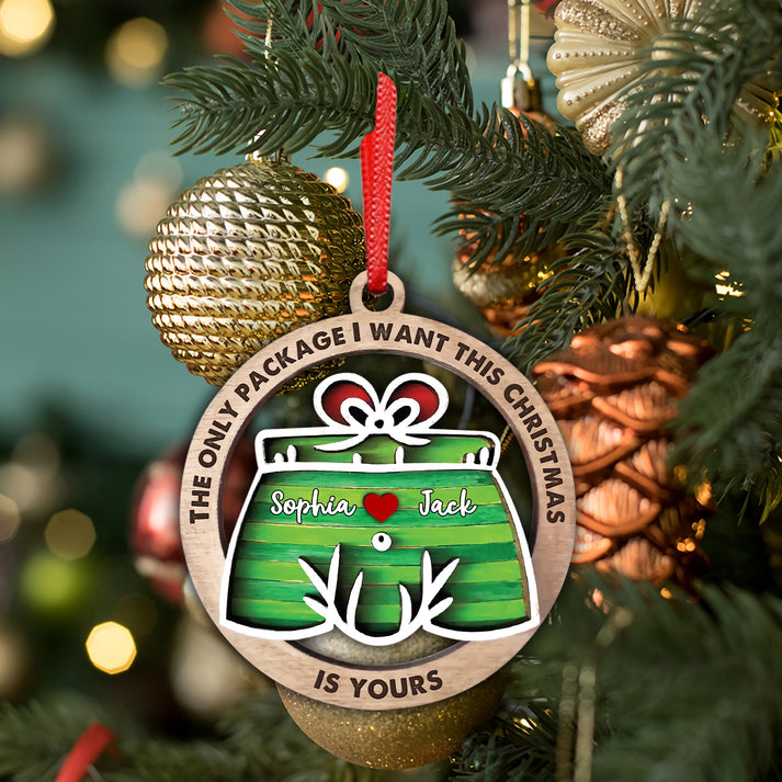 Funny Inappropriate Christmas Ornaments, Personalized Christmas Gift ...