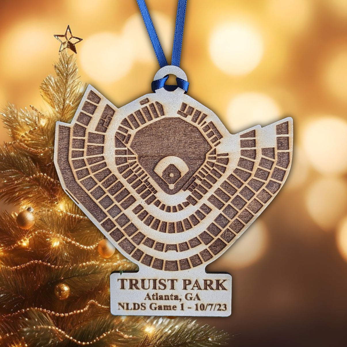Truist Park Personalized Baseball League Stadium Ornament, Gift For Ba ...