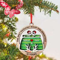 Funny Inappropriate Christmas Ornaments, Personalized Christmas Gift ...