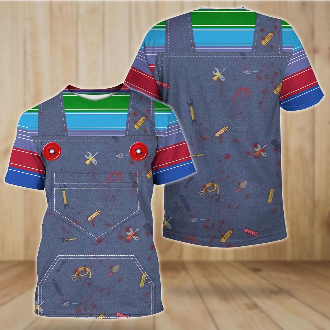 Chucky Costume Shirt, Movie Character Costume, Horror Movie Shirt, Fun ...