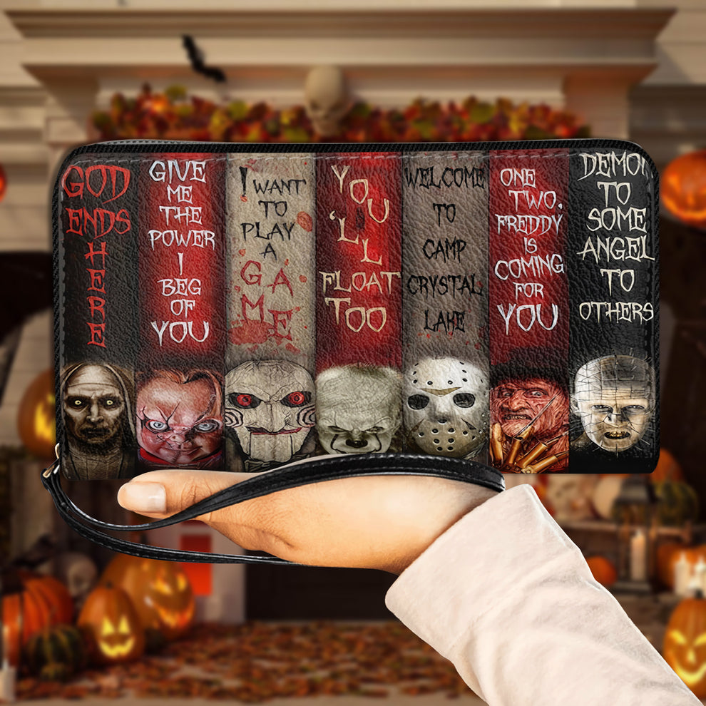 Horror Movie Leather Handbag, Scary Movies Fans Gift, Halloween Scary ...
